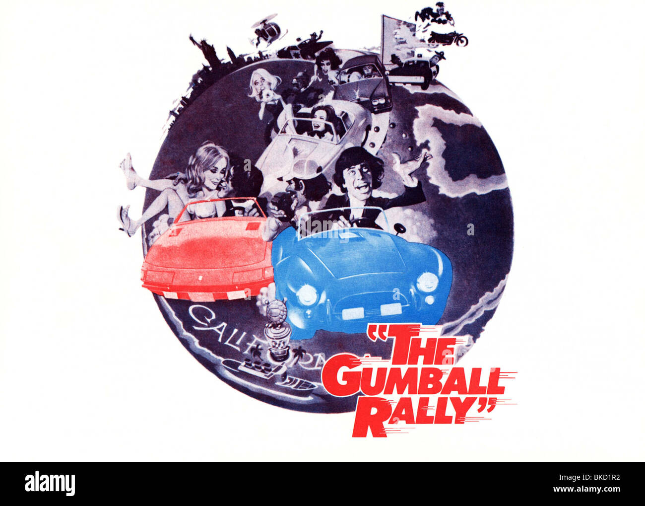 GUMBALL RALLY -1976 POSTER Stock Photo - Alamy