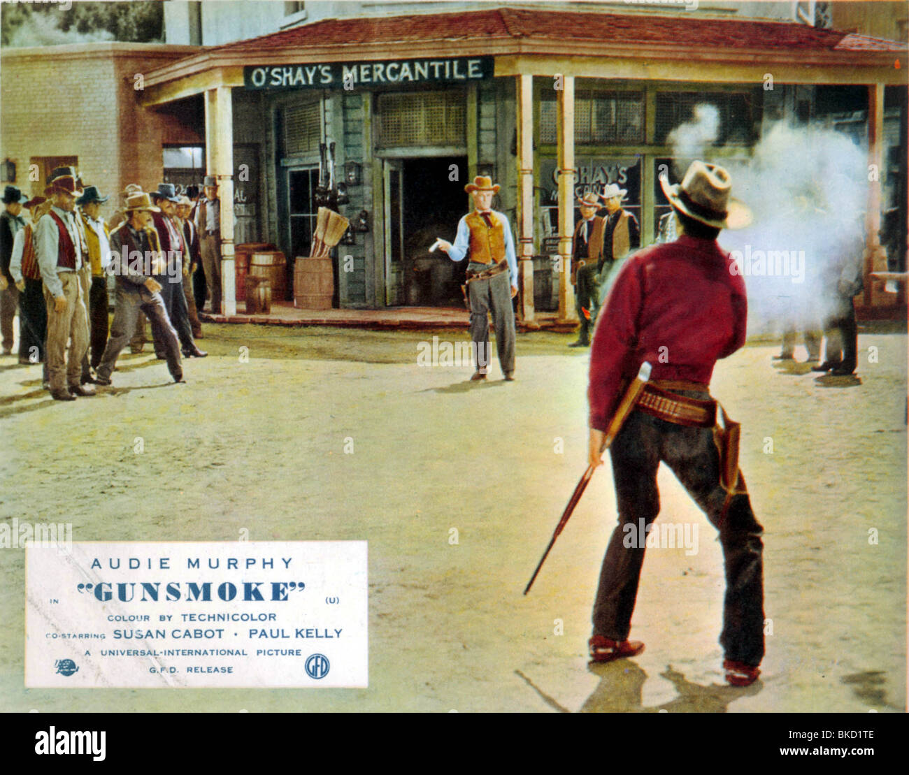 GUNSMOKE -1953 AUDIE MURPHY Stock Photo - Alamy