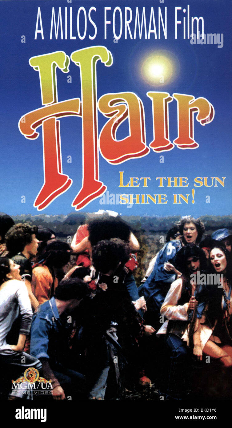 HAIR -1979 POSTER Stock Photo - Alamy