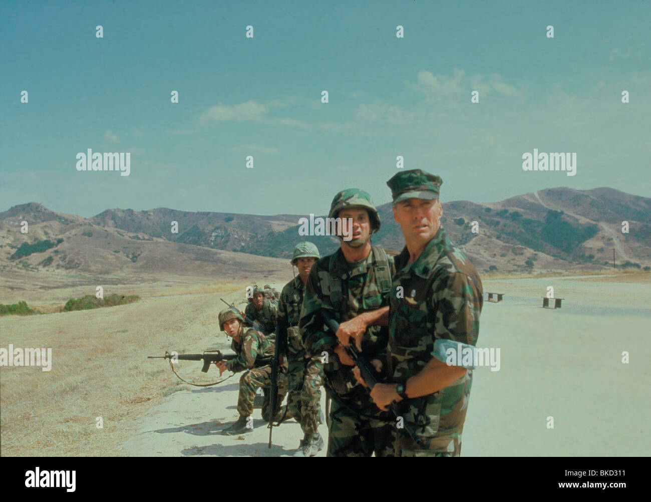 HEARTBREAK RIDGE (1986) TOM VILLARD, CLINT EASTWOOD HBR 019 Stock Photo ...
