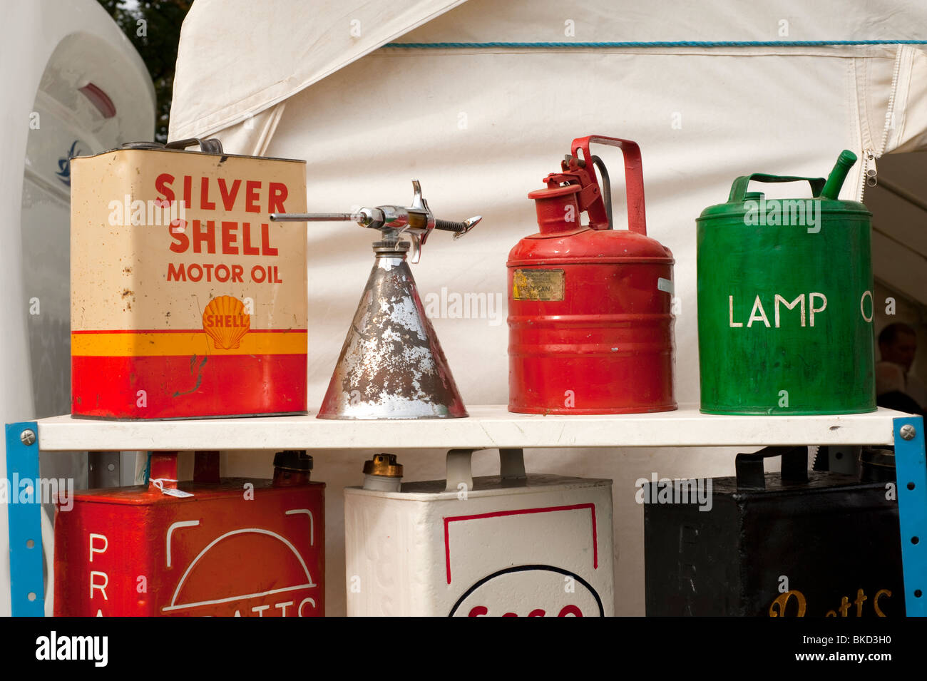 Old Gasoline cans Stock Photo - Alamy