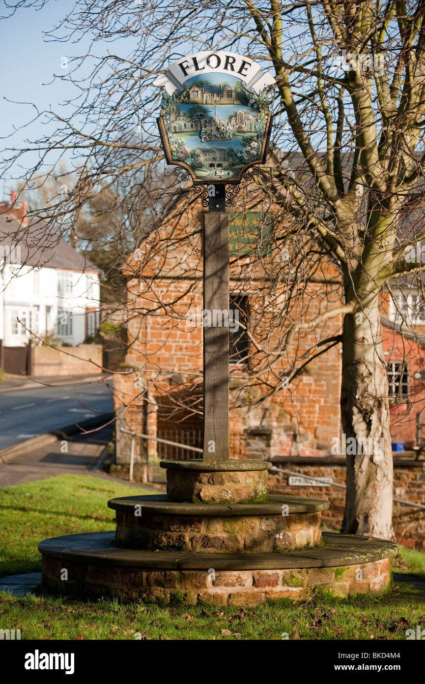 Northamptonshire sign village hi-res stock photography and images - Alamy