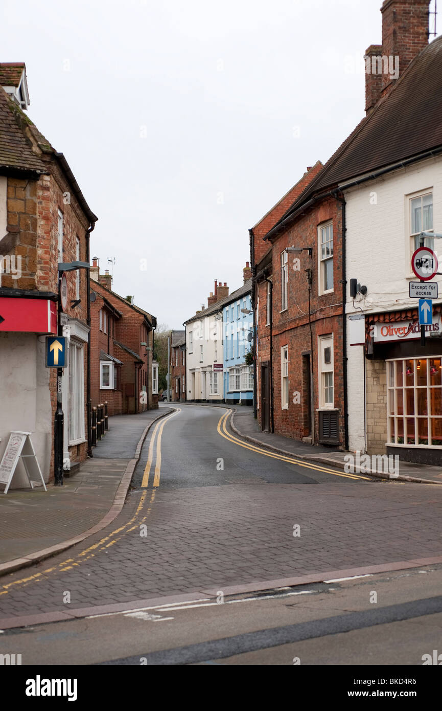 Street in Towcester Northamptonshire UK Stock Photo - Alamy