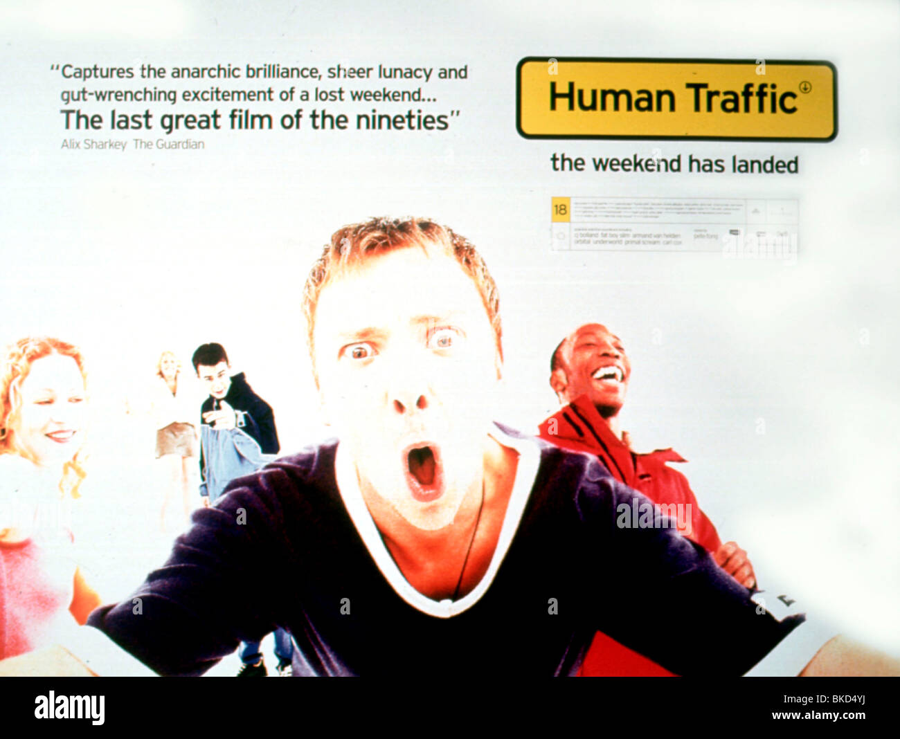HUMAN TRAFFIC -1999 POSTER Stock Photo - Alamy