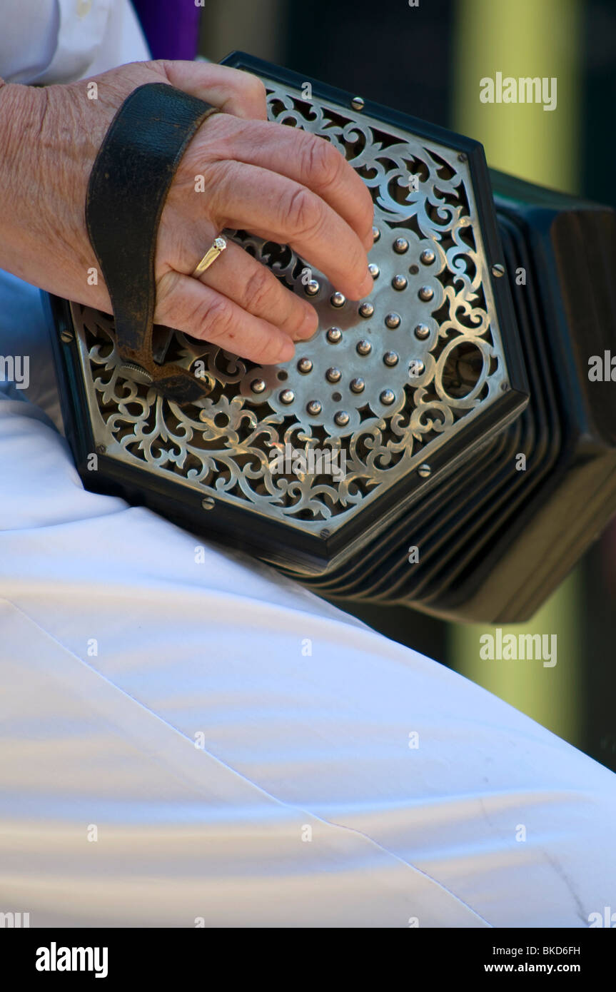 Playing concertina hi-res stock photography and images - Alamy