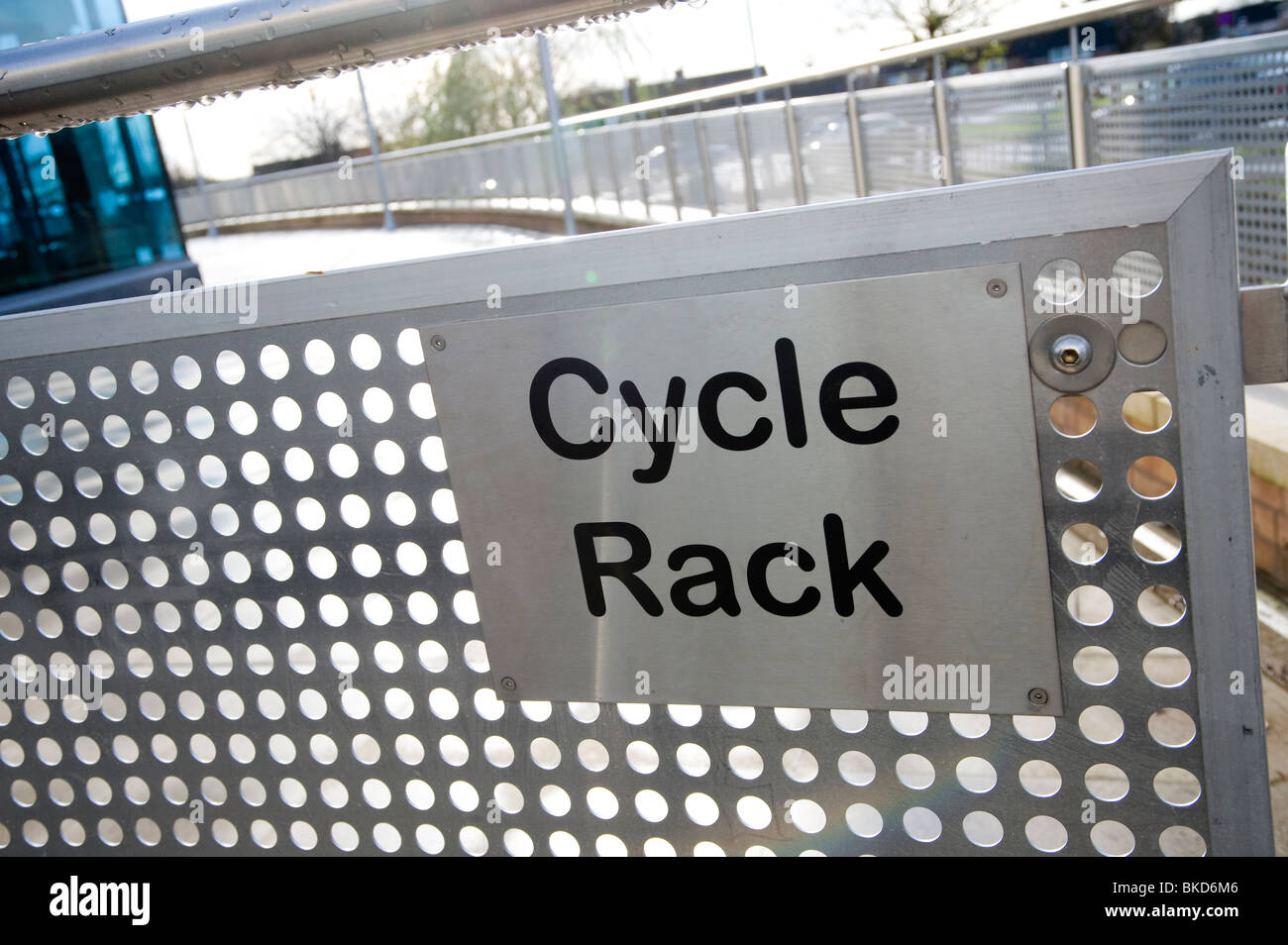 Cycle parking sign signs hi-res stock photography and images - Alamy