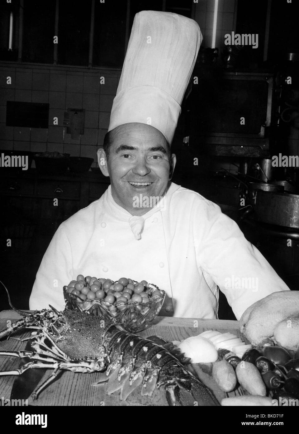 people, professions, cook, half length of a cook, circa 1960s Stock ...