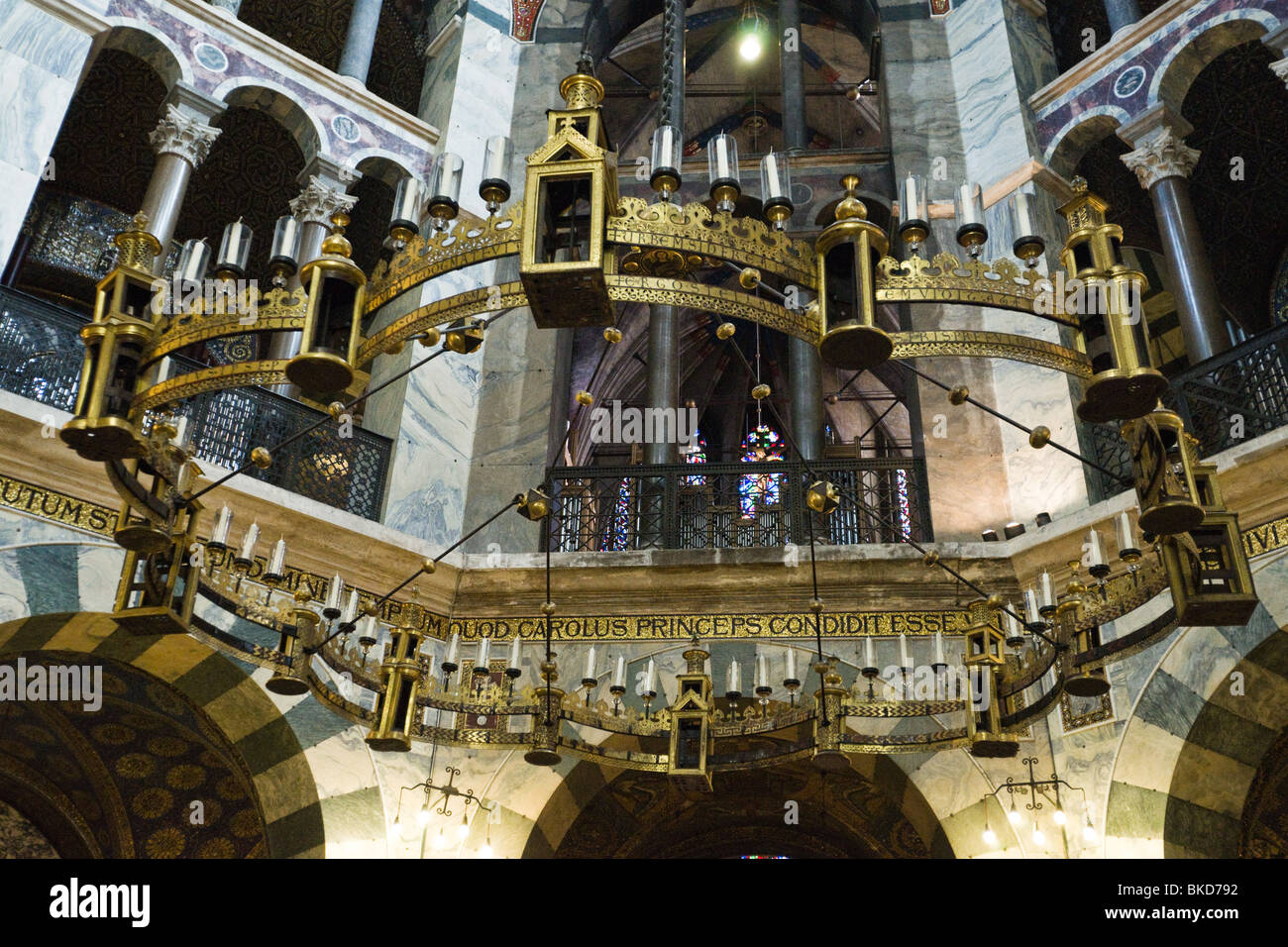 Interior of Aachen Cathedral Stock Photo - Alamy
