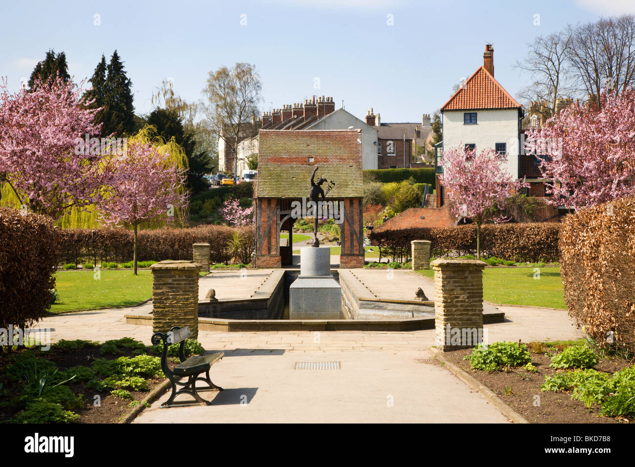 Rowntree Park York Yorkshire UK Stock Photo - Alamy