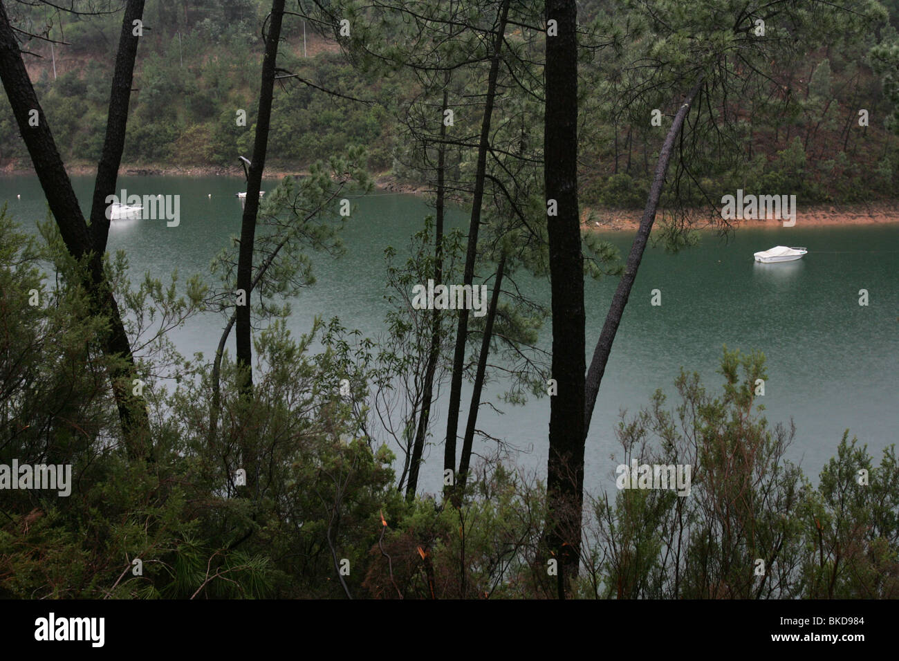 Castelo de Bode dam, in Portugal Stock Photo - Alamy