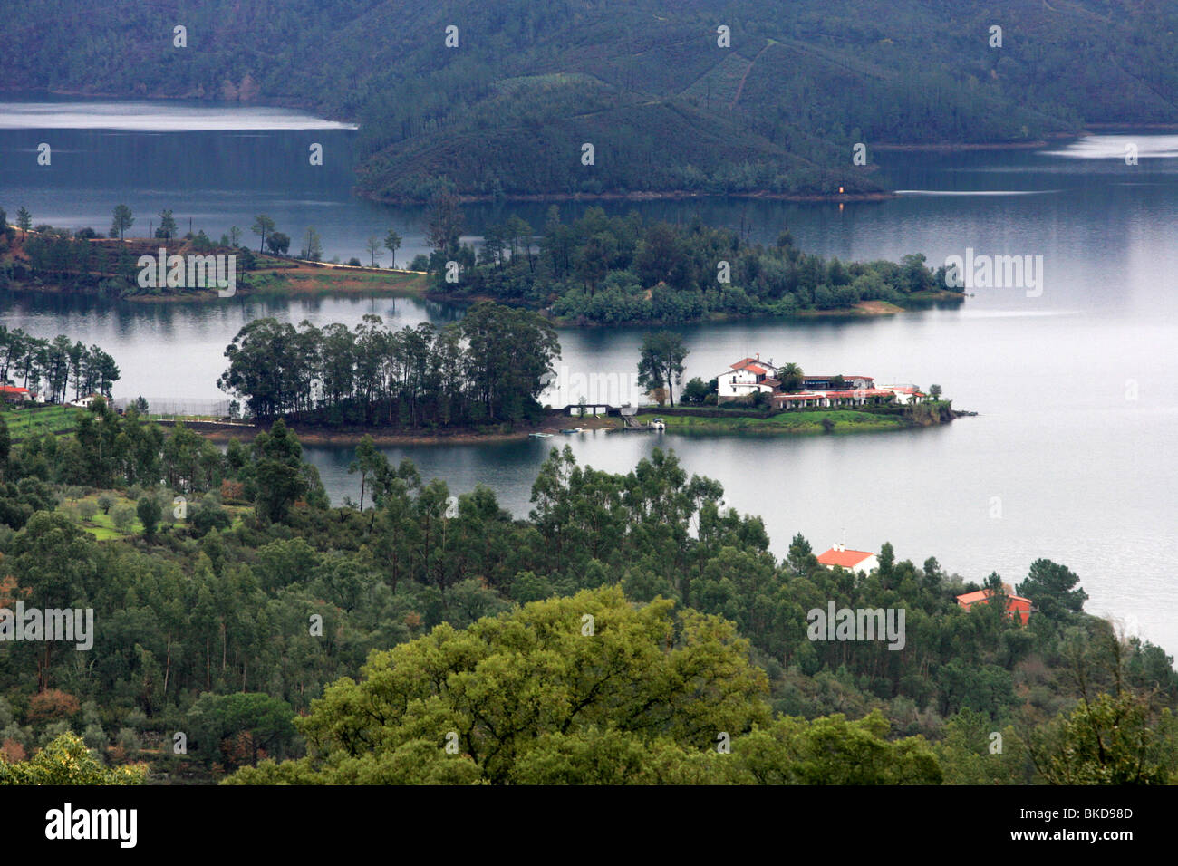 Castelo de Bode dam, in Portugal Stock Photo - Alamy