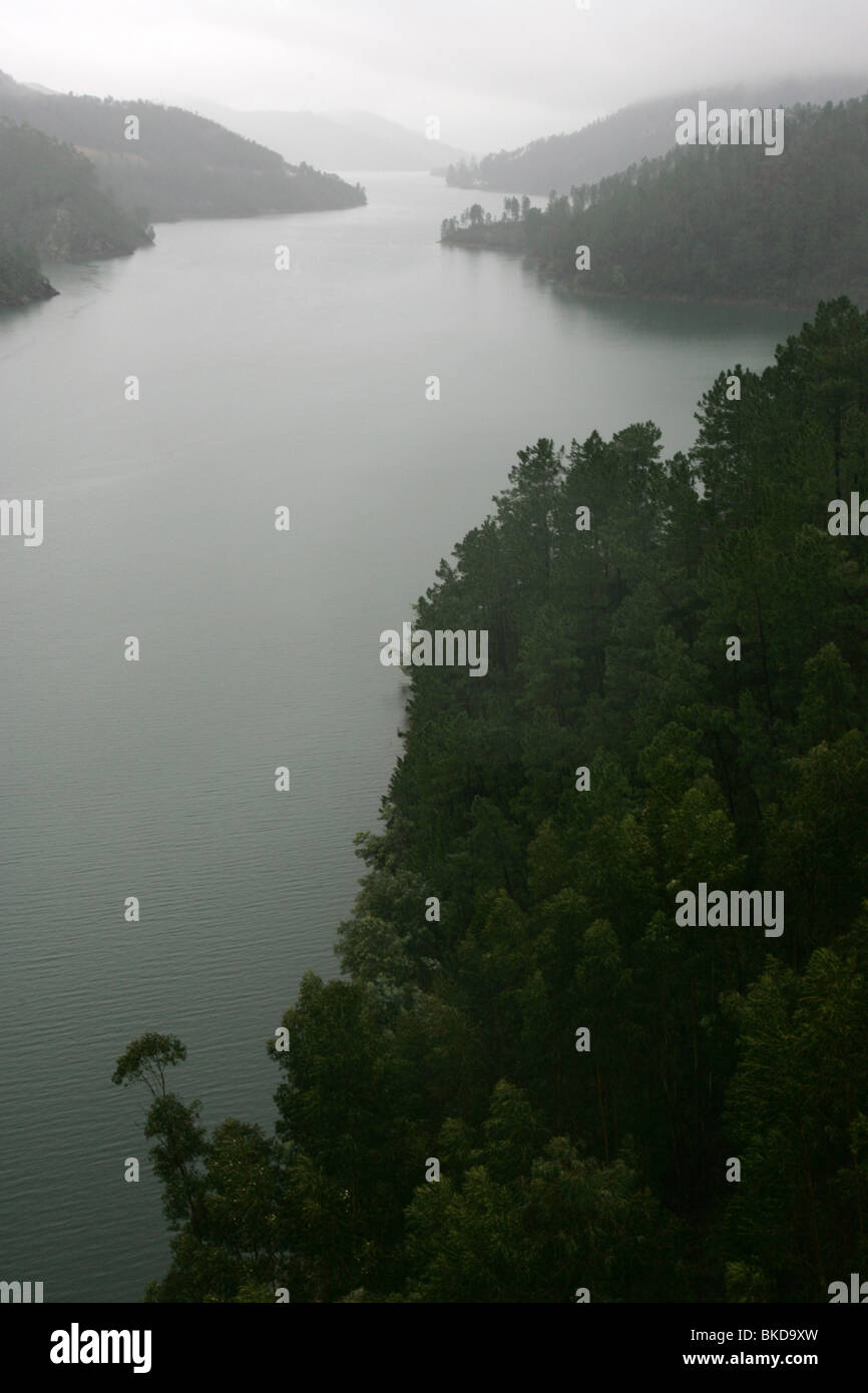 Castelo de Bode dam, in Portugal Stock Photo - Alamy