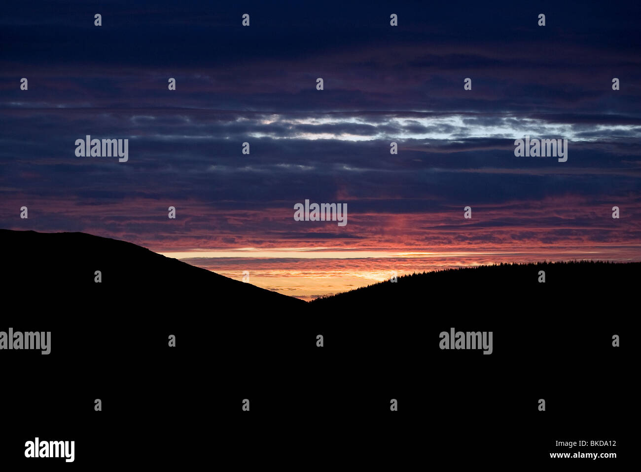 Red sky at sun set hi-res stock photography and images - Alamy