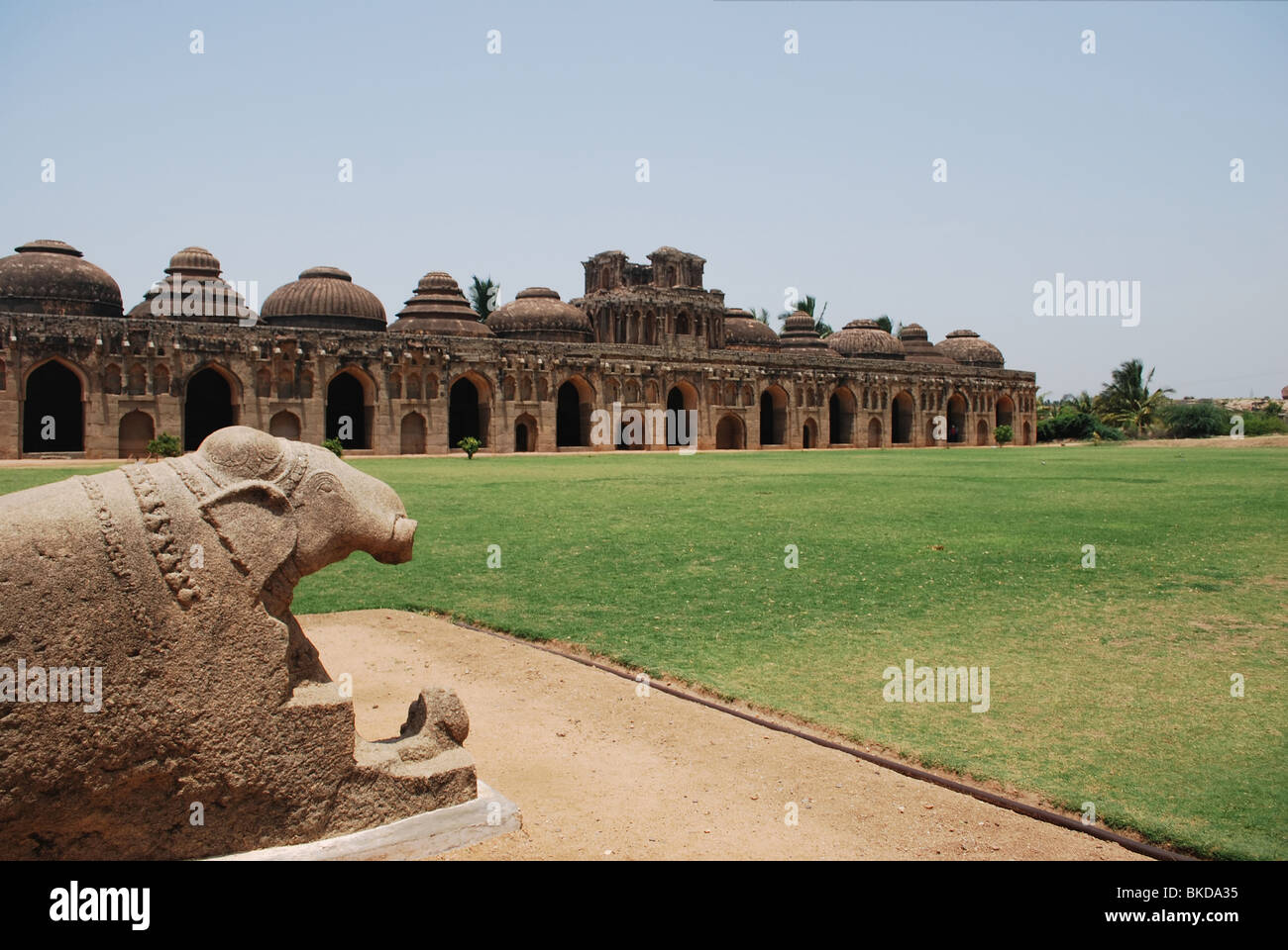 Elephant stables, Hampi, Karnataka, India Stock Photo - Alamy