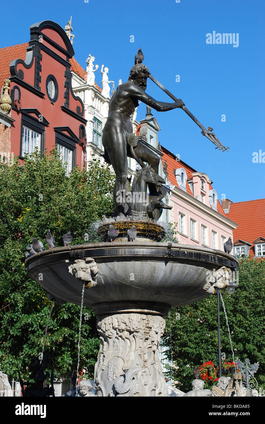 Neptune statue in Gdansk Stock Photo - Alamy