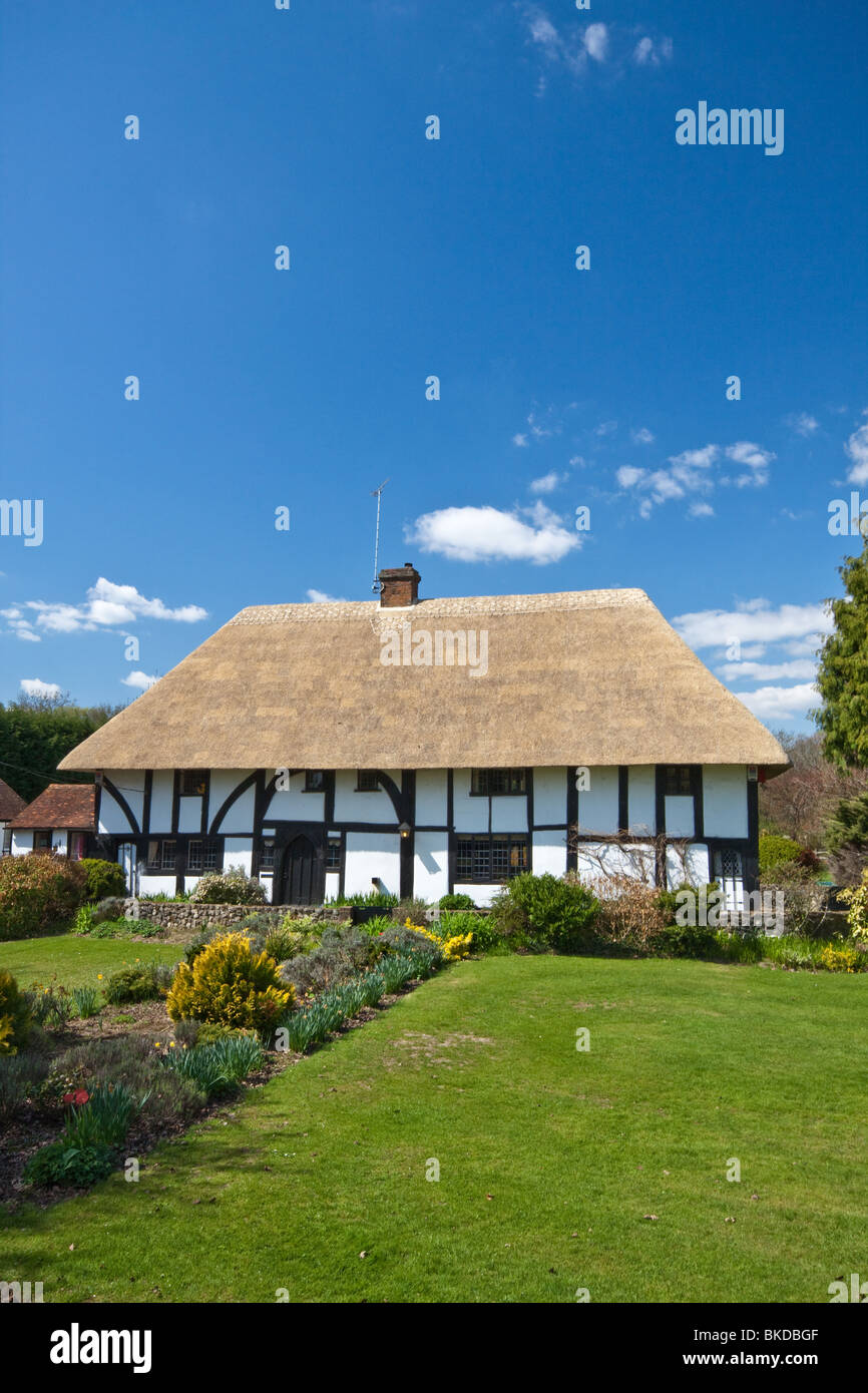 Typical thatched cottage hi-res stock photography and images - Alamy