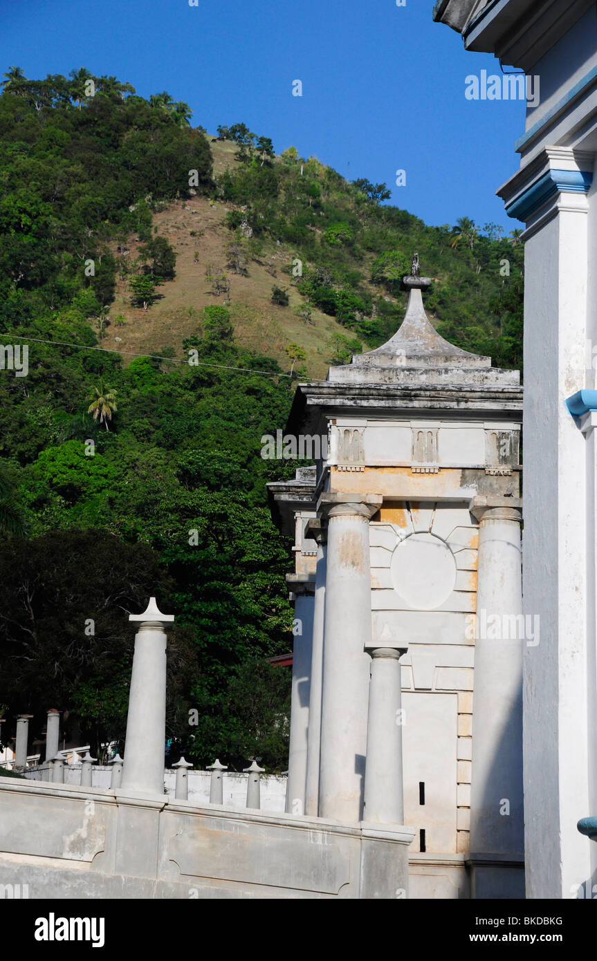 Entrance to the ruins of Sans Souci Palace, Milot, Northern Haiti Stock ...