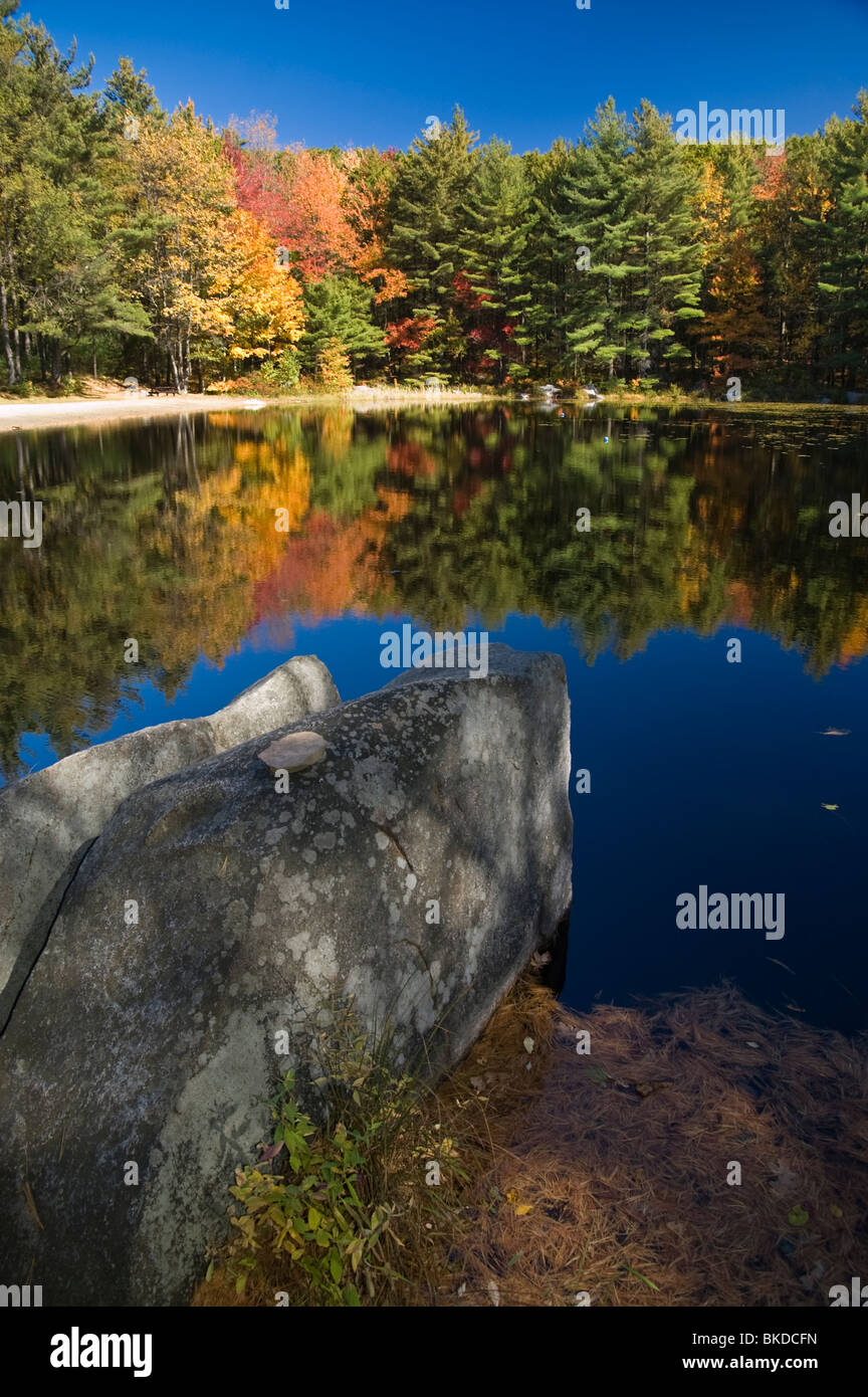 Ruggles Pond, Wendell State Forest, Wendell, Massachusetts Stock Photo ...
