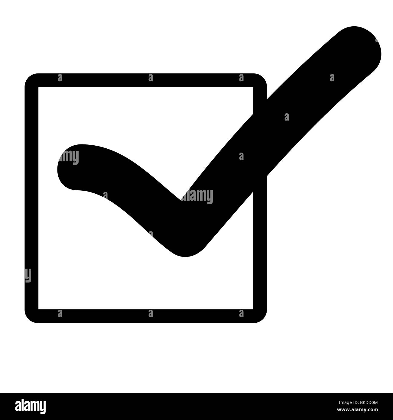 Check mark Cut Out Stock Images & Pictures - Alamy