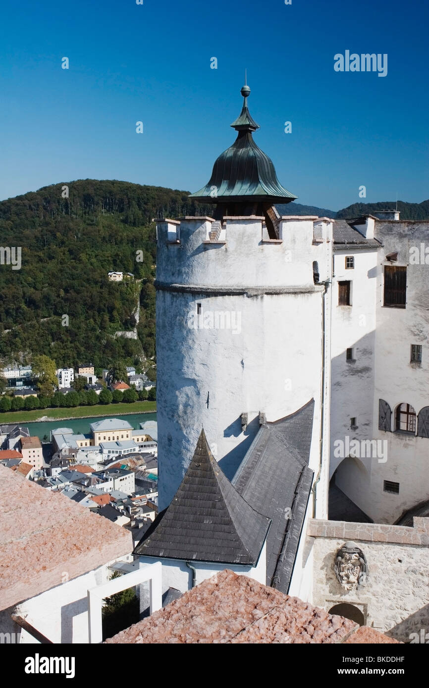 Fortress Turret, Salzburg, Salzburger Land, Austria Stock Photo - Alamy