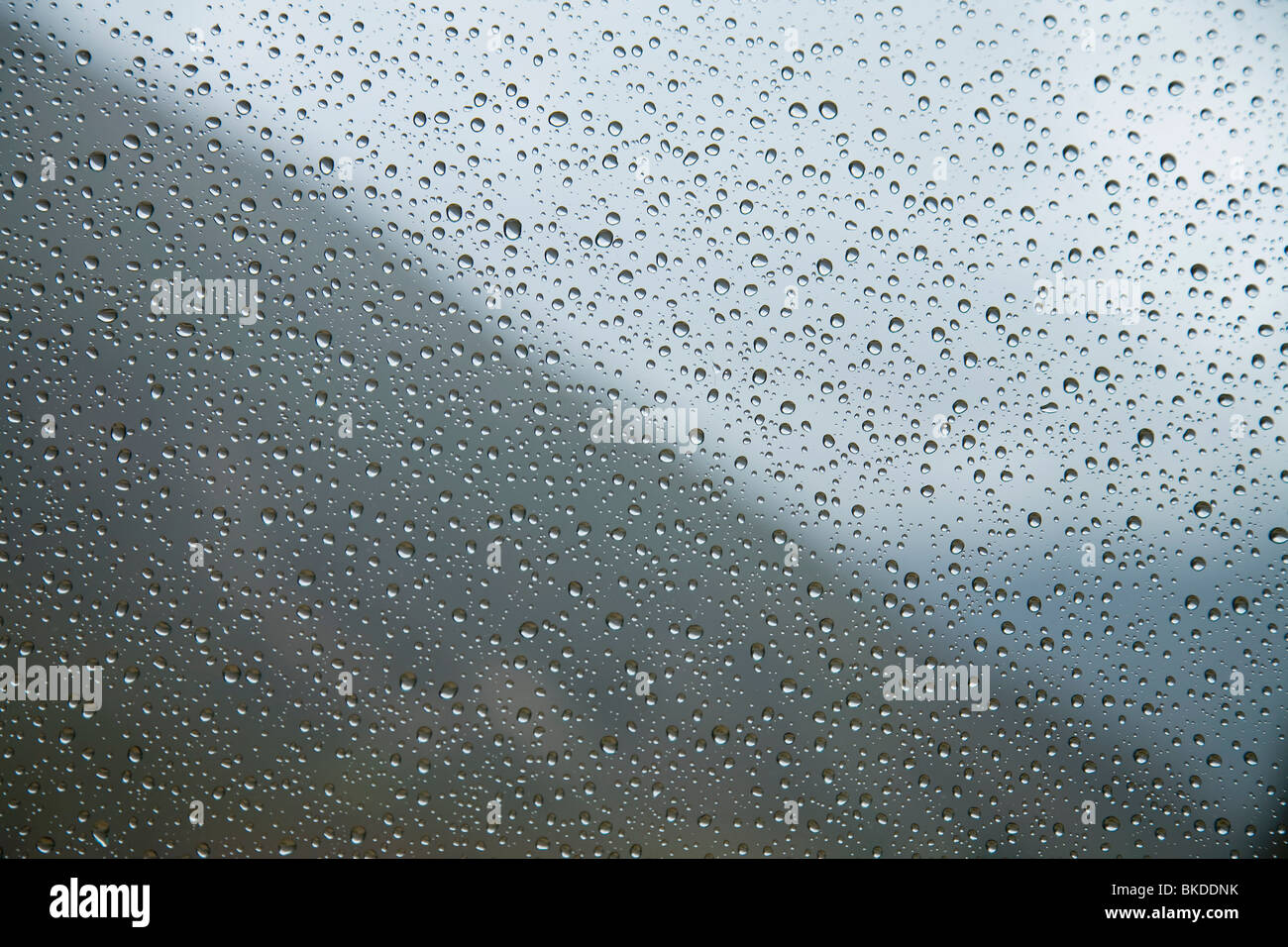 Water Drops On A Window Stock Photo - Alamy