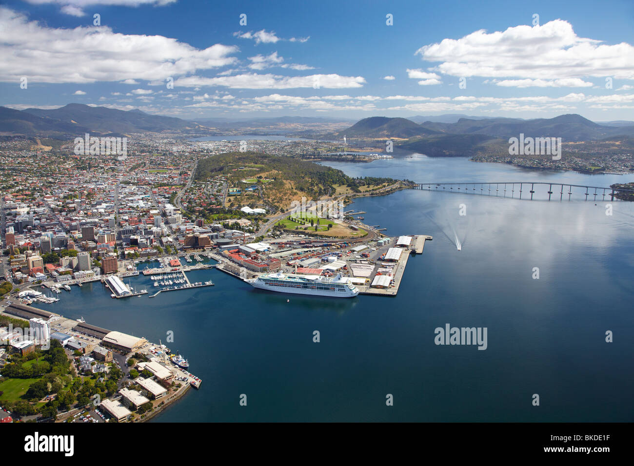 Bridge River Derwent Tasmania Australia Stock Photos & Bridge River ...