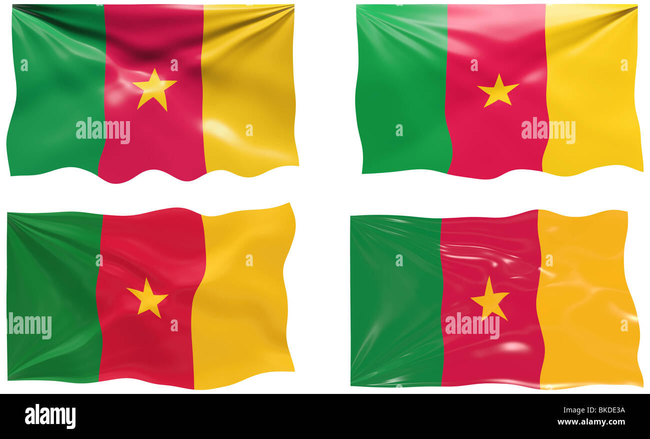 Great Image of the Flag of Cameroon Stock Photo - Alamy