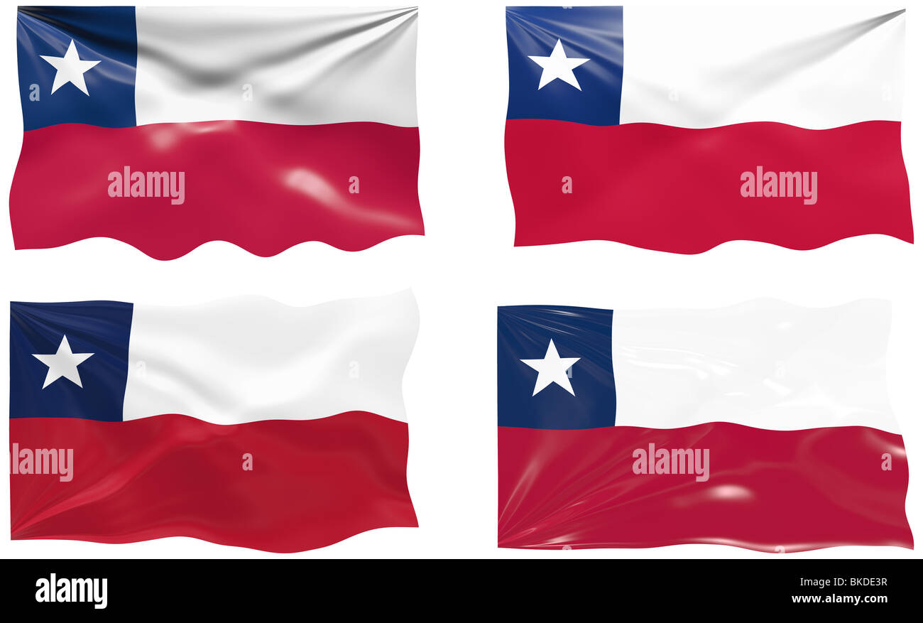 Chile isolated on white Cut Out Stock Images & Pictures - Alamy