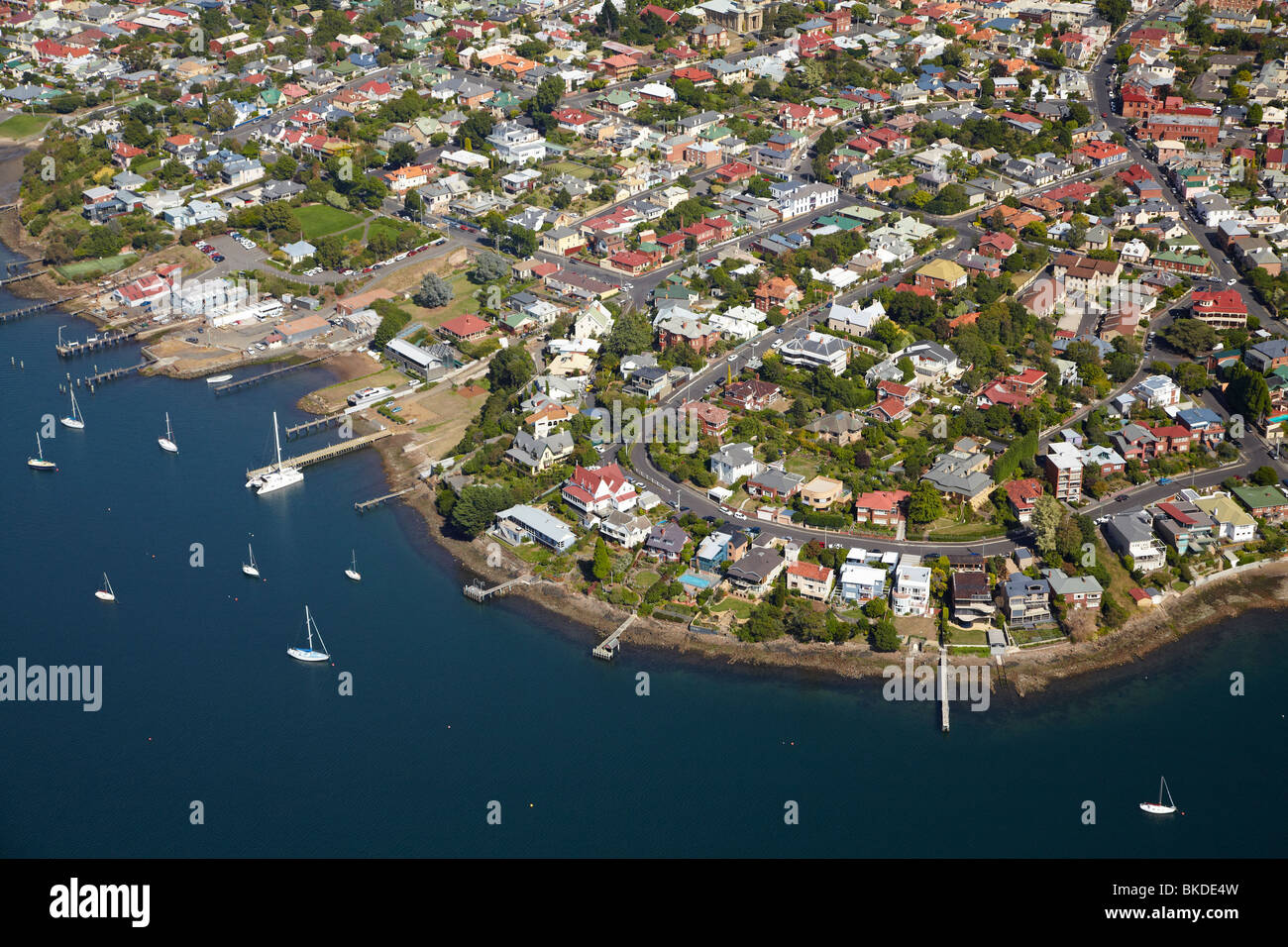 Battery point hobart, aerial hi-res stock photography and images - Alamy