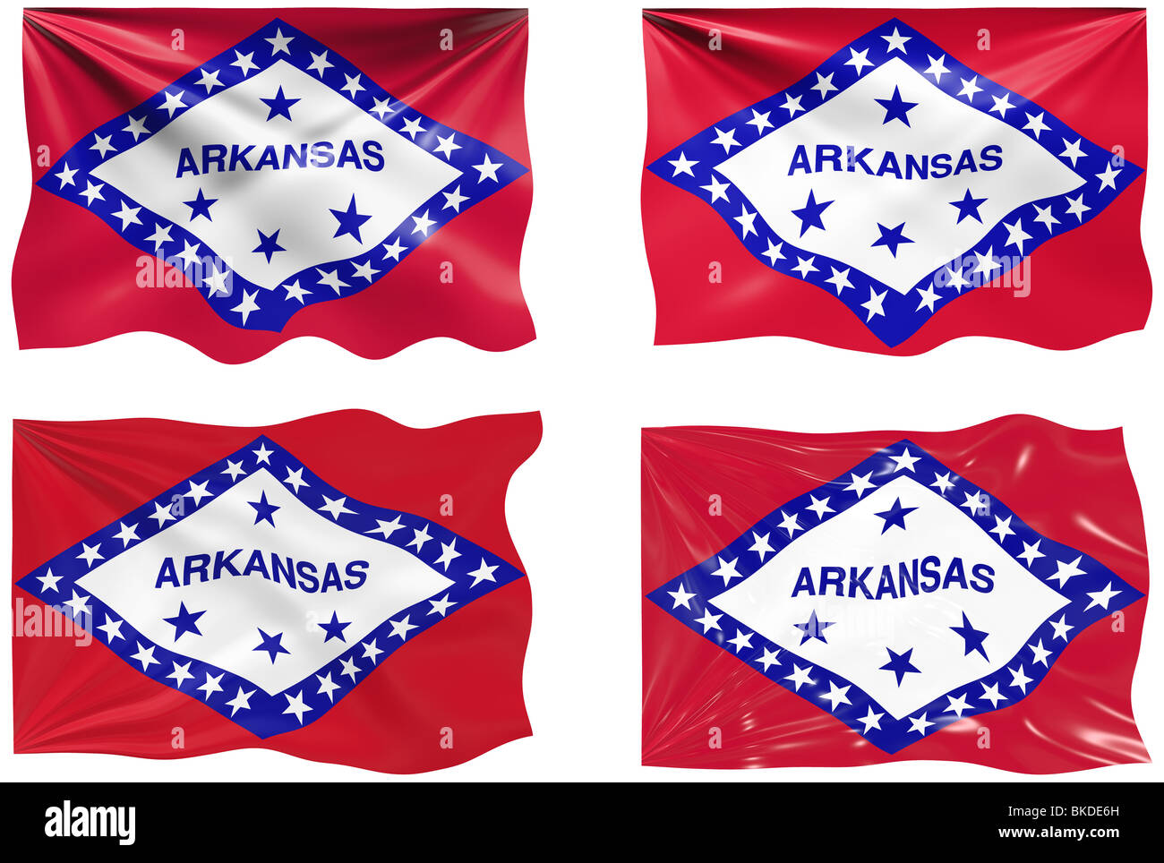 Great Image of the Flag of Arkansas Stock Photo - Alamy