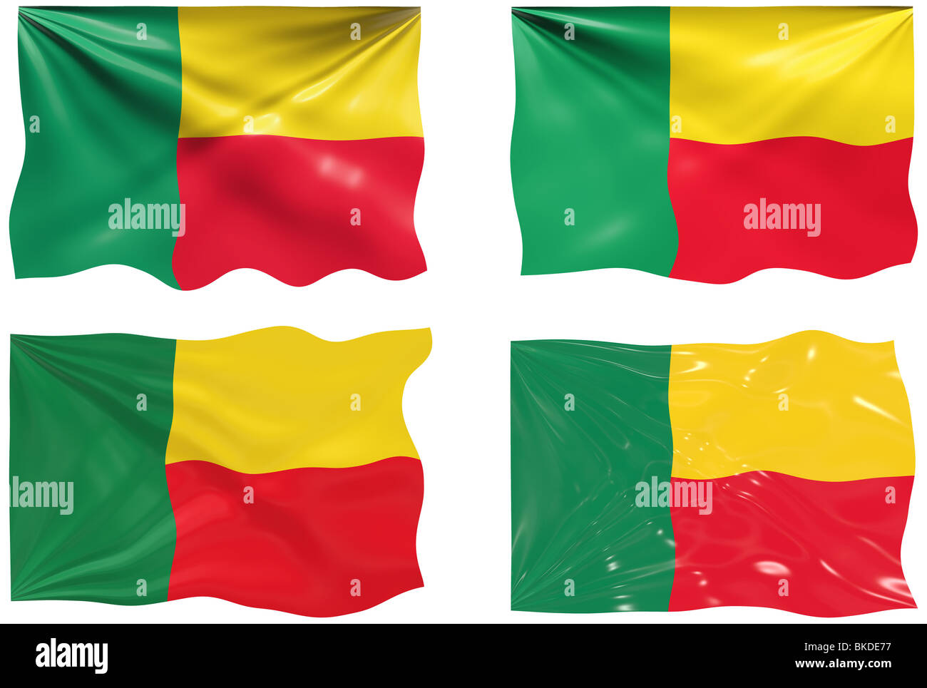 Great Image of the Flag of Benin Stock Photo - Alamy