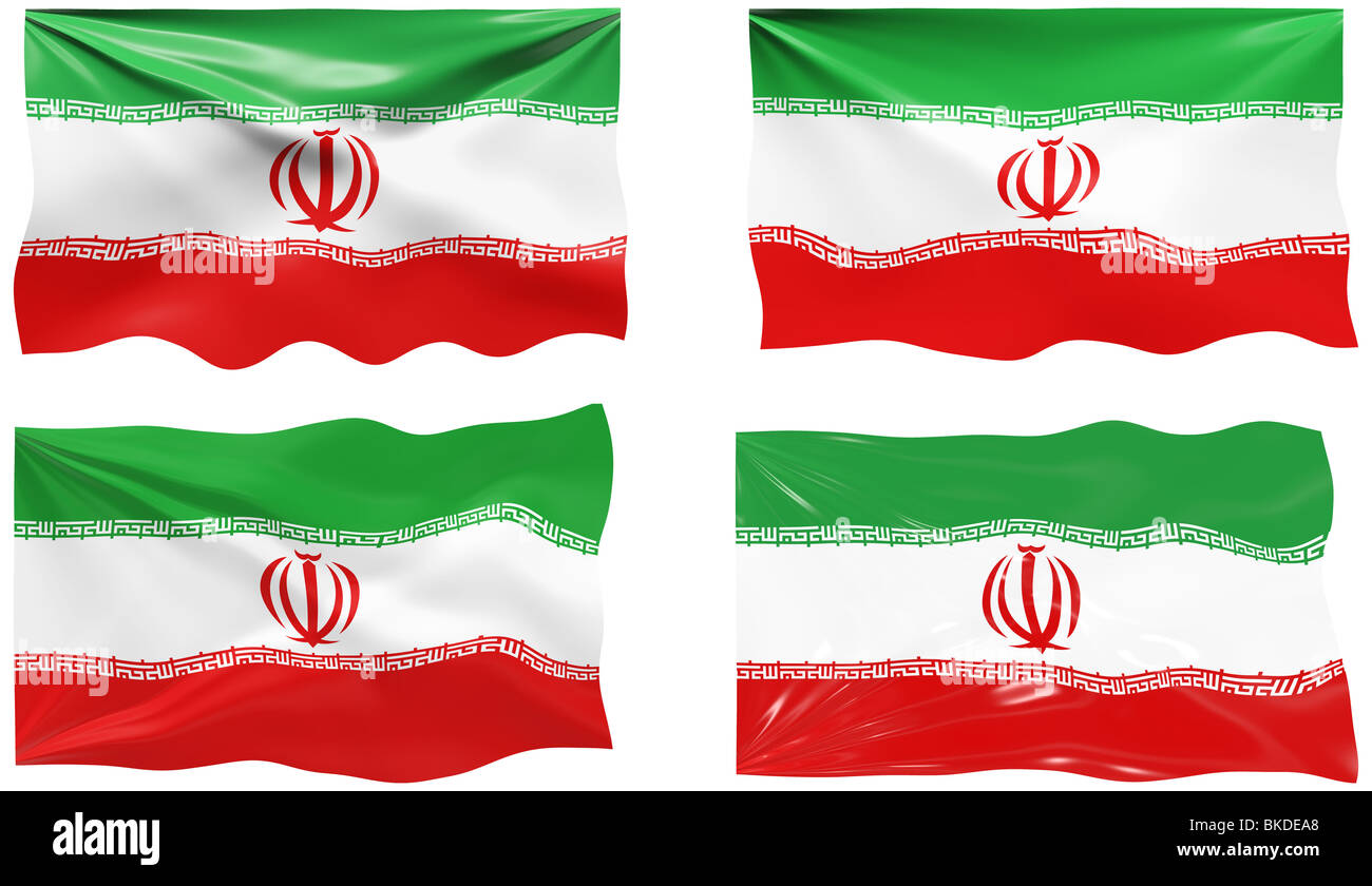 Great Image of the Flag of Iran Stock Photo - Alamy