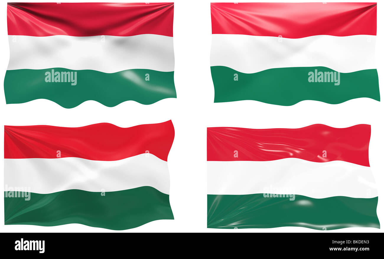 Great Image of the Flag of Hungary Stock Photo - Alamy