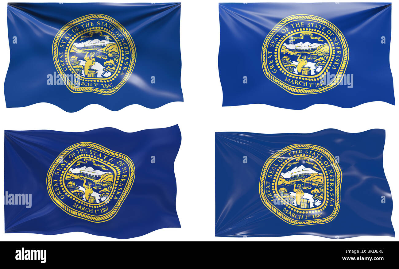 Flag of nebraska hi-res stock photography and images - Alamy