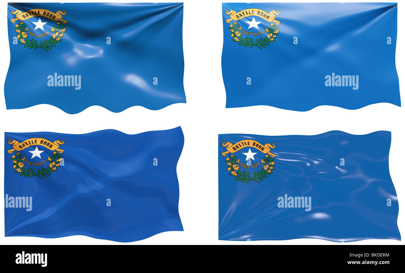 Great Image of the Flag of Nevada Stock Photo - Alamy