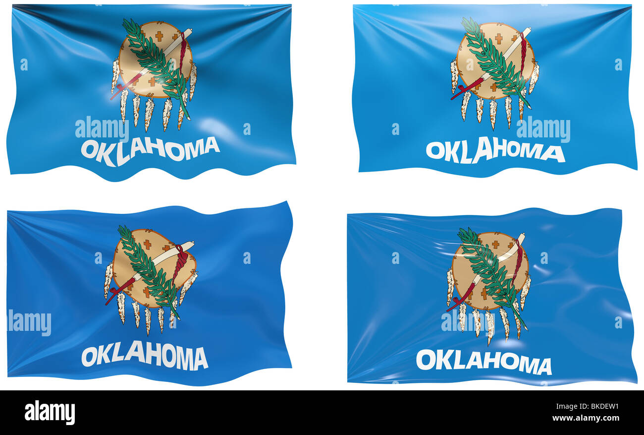 Fabric flag oklahoma hi-res stock photography and images - Alamy