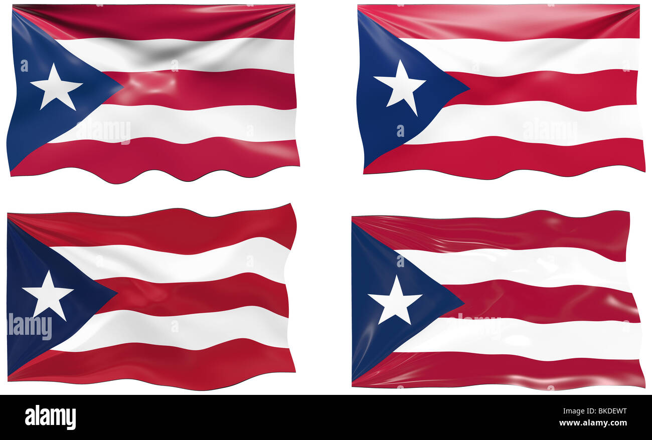 Great Image of the Flag of Puerto Rico Stock Photo - Alamy