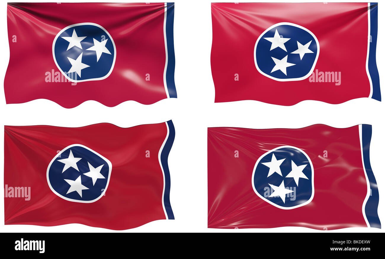 Great Image of the Flag of Tennessee Stock Photo - Alamy