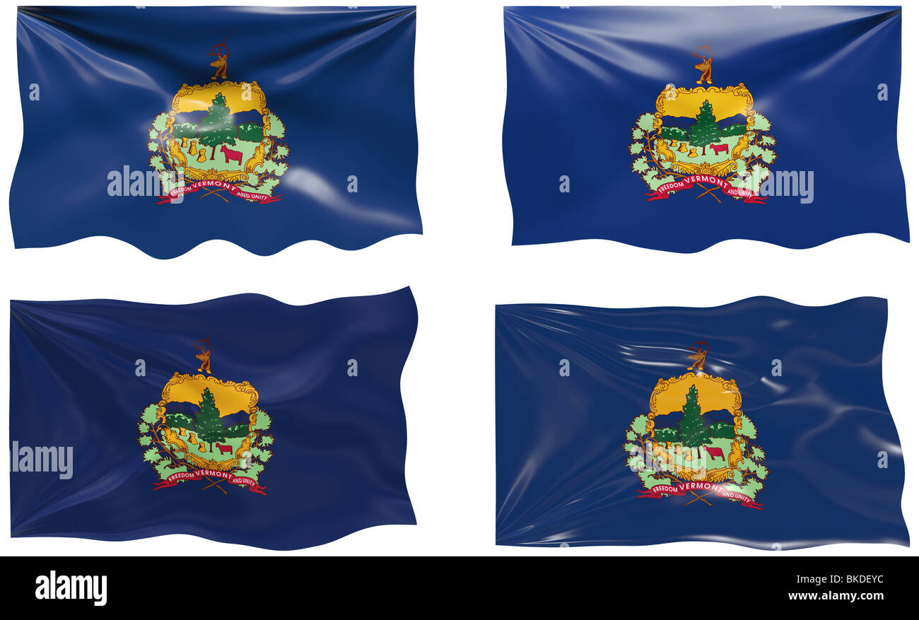 Great Image of the Flag of vermont Stock Photo - Alamy