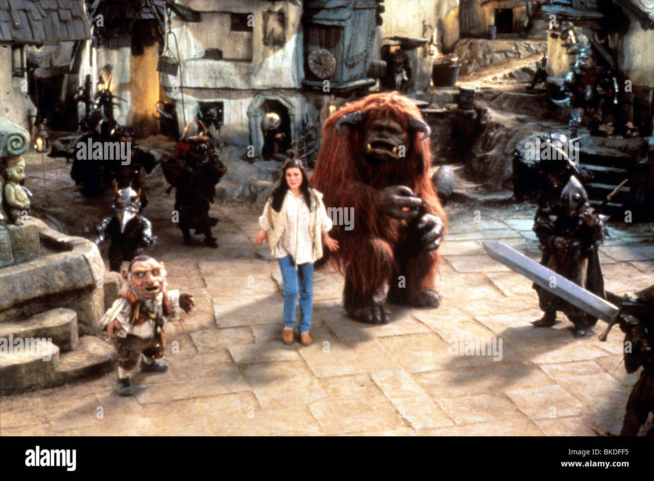 LABYRINTH (1986) SHARI WEISER, JENNIFER CONNELLY LBY 022 Stock Photo ...