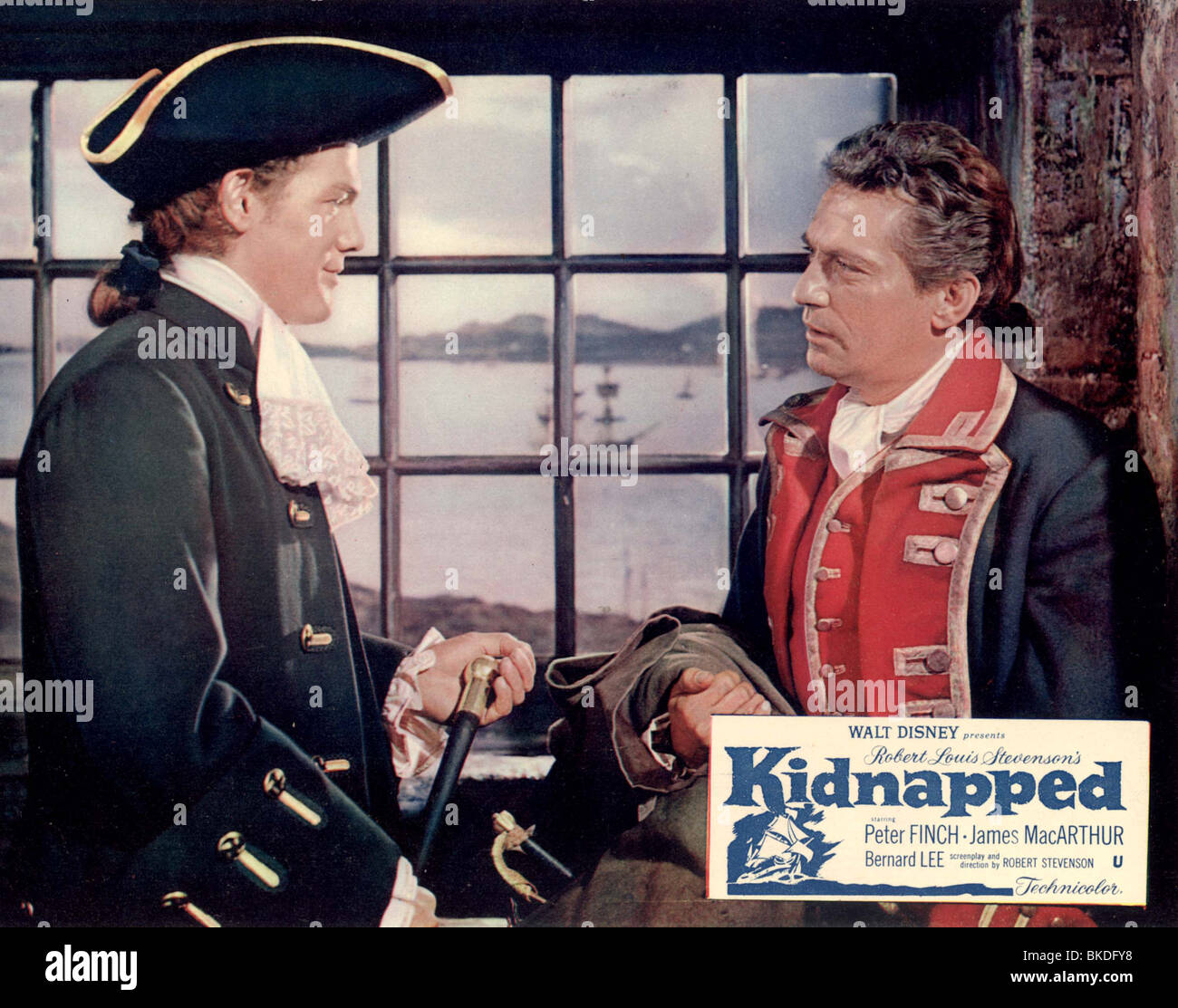 KIDNAPPED (1959) JAMES MACARTHUR, PETER FINCH CREDIT DISNEY KDNP 022FOH ...