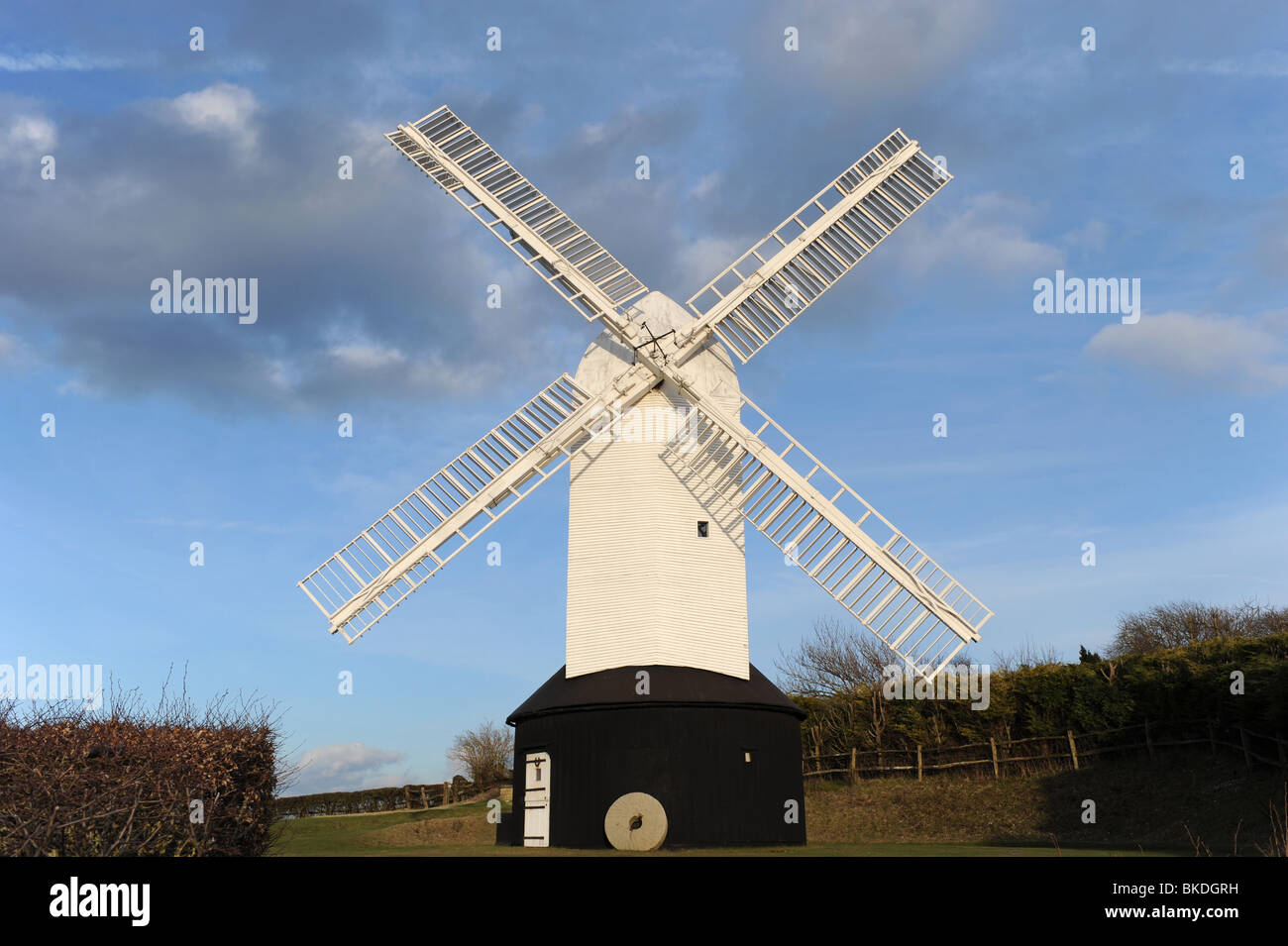 Windmill on the South Downs, East Sussex. UK Stock Photo - Alamy