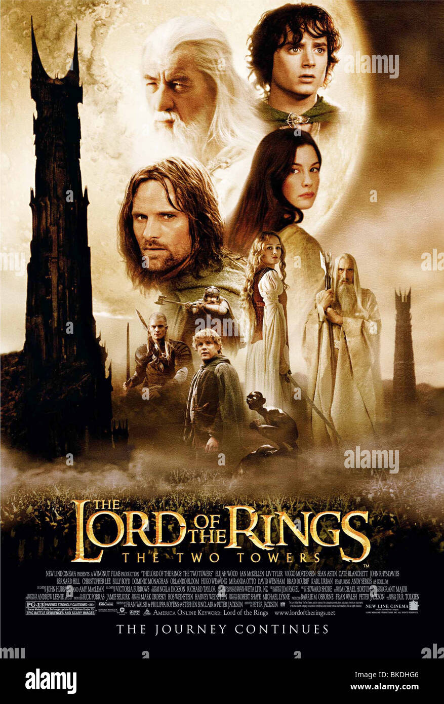 The two towers film still hi-res stock photography and images - Alamy
