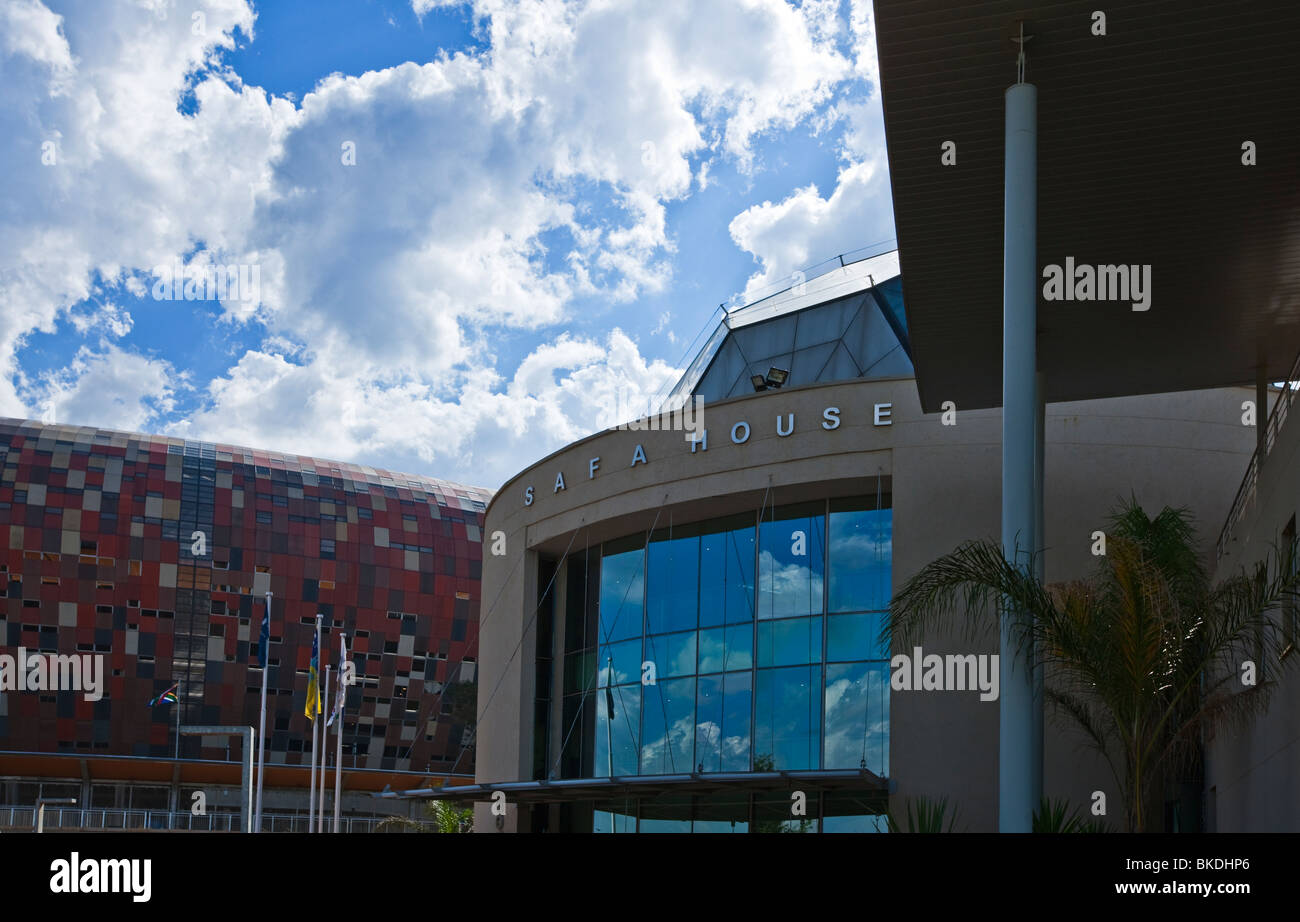 South Africa World Cup 2010, the Soccer City stadium of Johannesburg ...