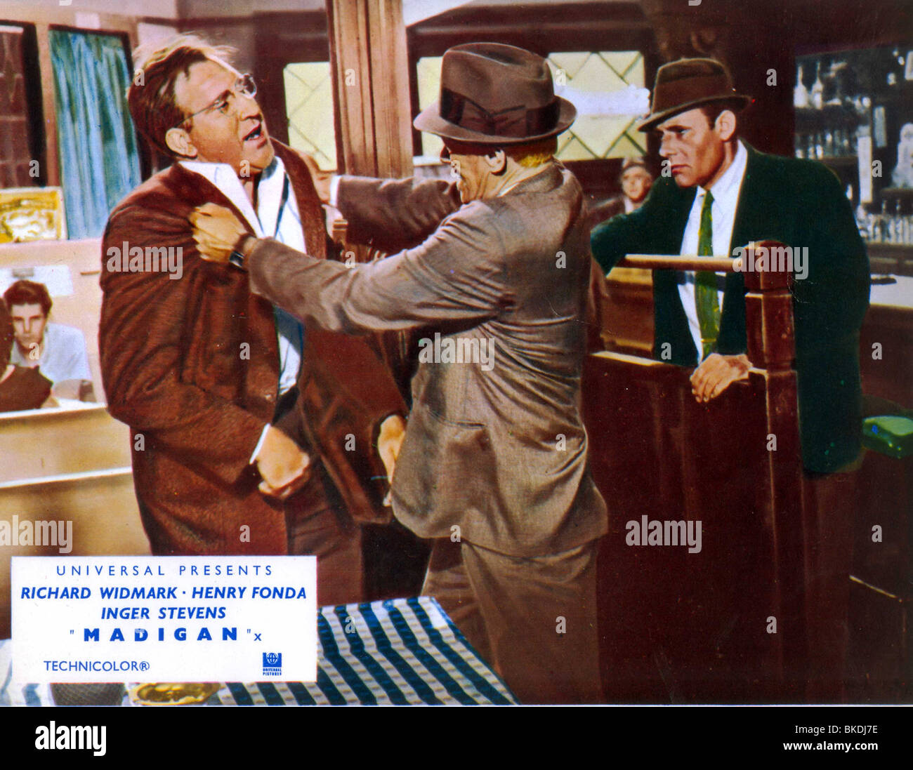 MADIGAN (1968) RICHARD WIDMARK, HARRY GUARDINO MADI 001FOH Stock Photo ...