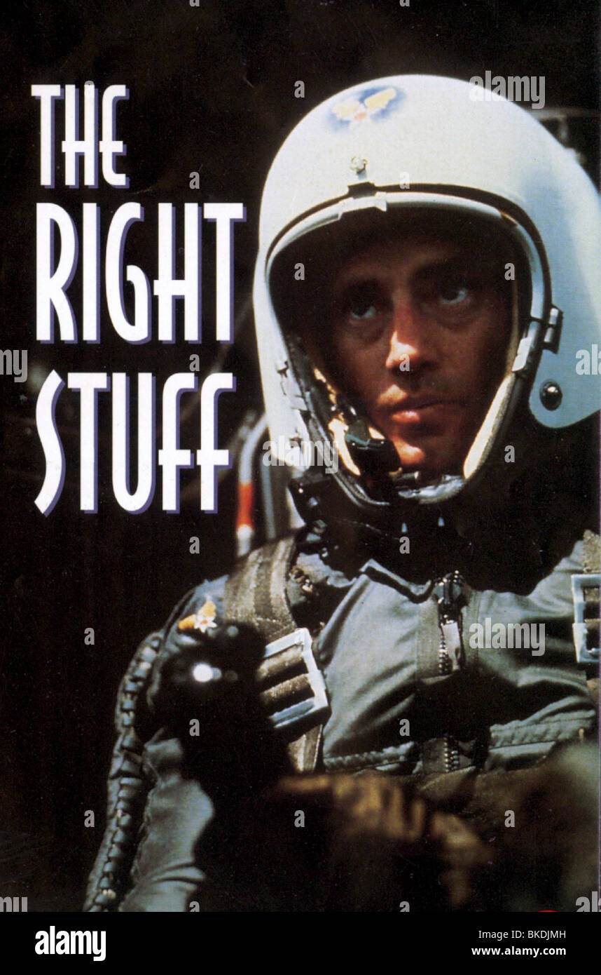 THE RIGHT STUFF -1983 POSTER Stock Photo - Alamy