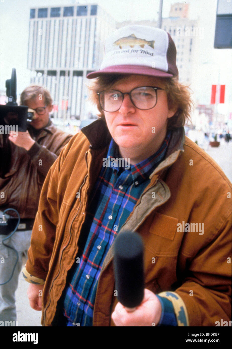 ROGER AND ME (1989) MICHAEL MOORE RGAM 005 D Stock Photo - Alamy