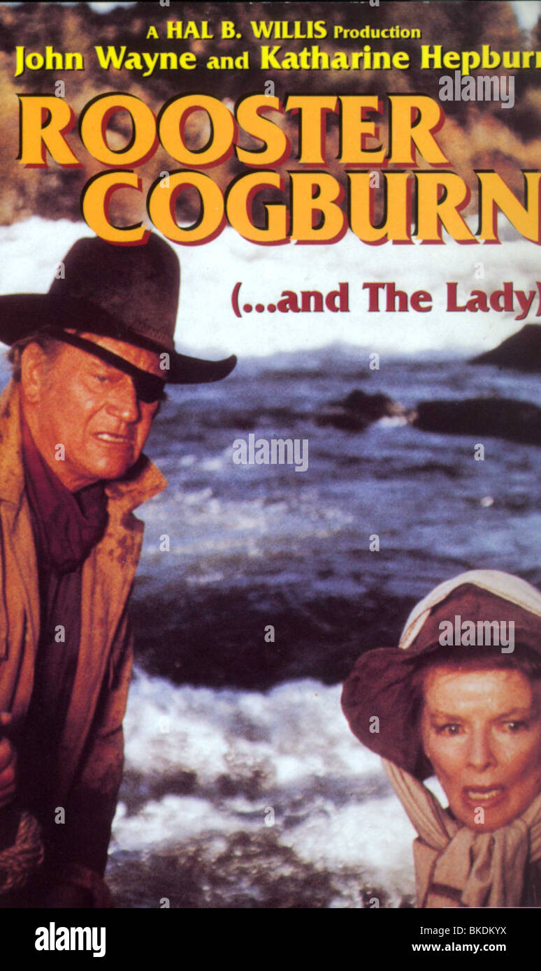 ROOSTER COGBURN -1975 POSTER Stock Photo - Alamy