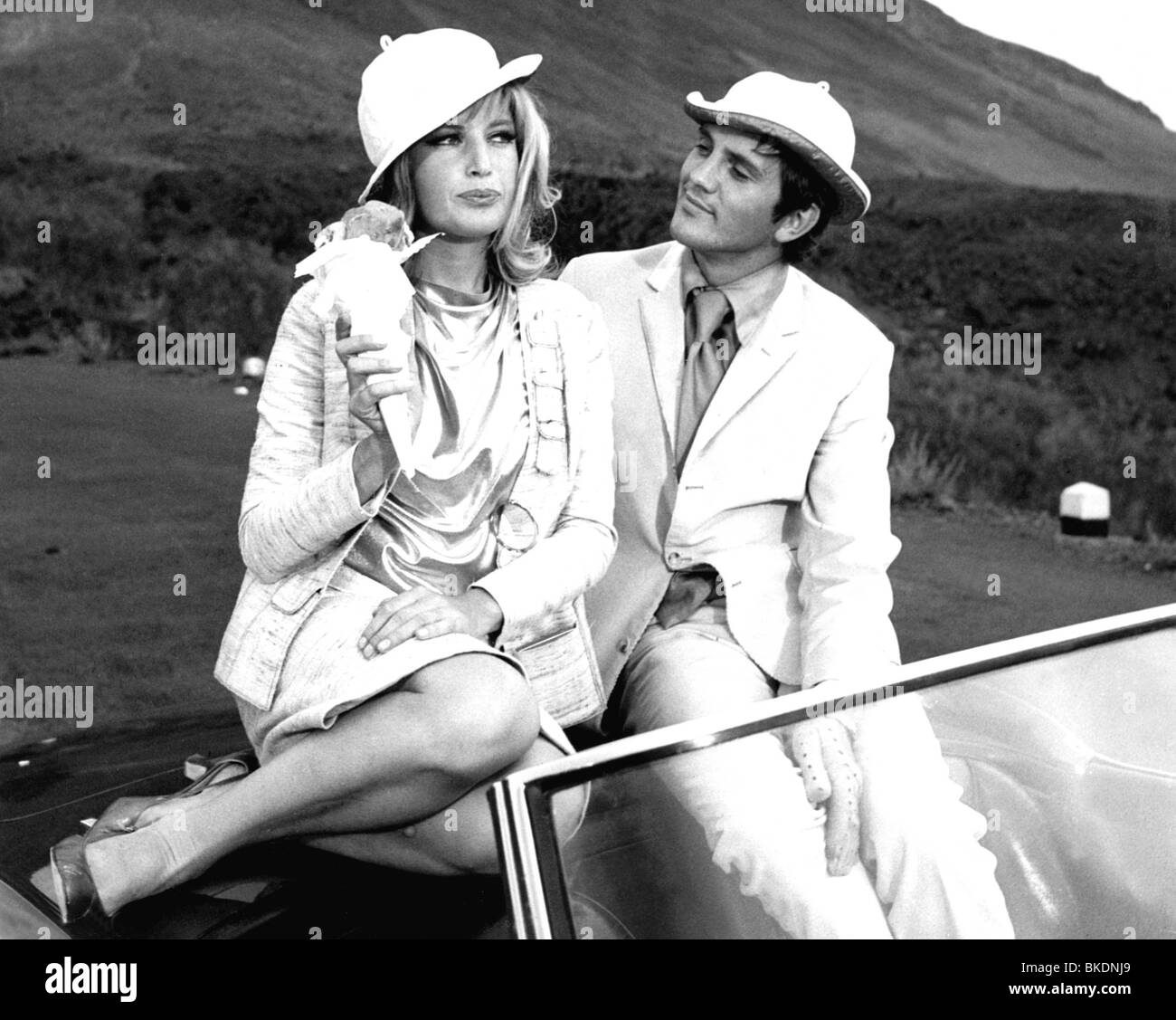 MODESTY BLAISE (1966) MONICA VITTI, TERENCE STAMP MDBL 003P Stock Photo ...