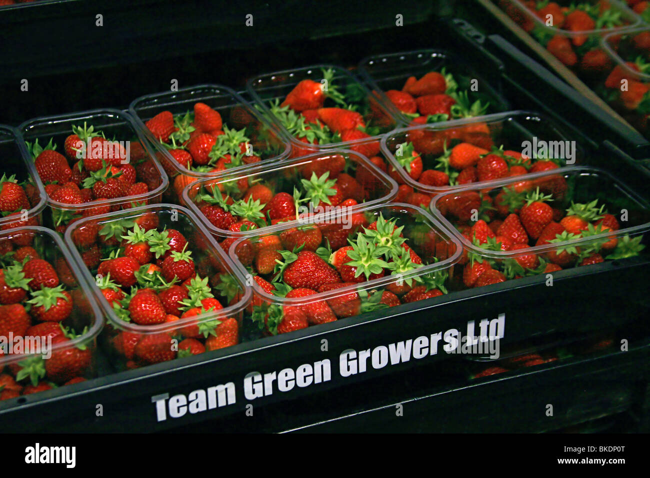 Strawberry strawberries punnet punnets hi-res stock photography and ...